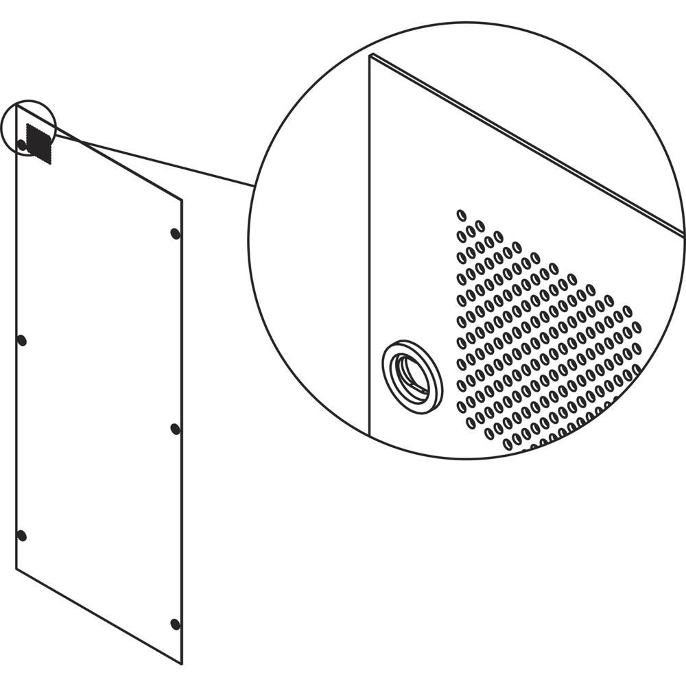 Burnside Perforated Metal Back Panel
