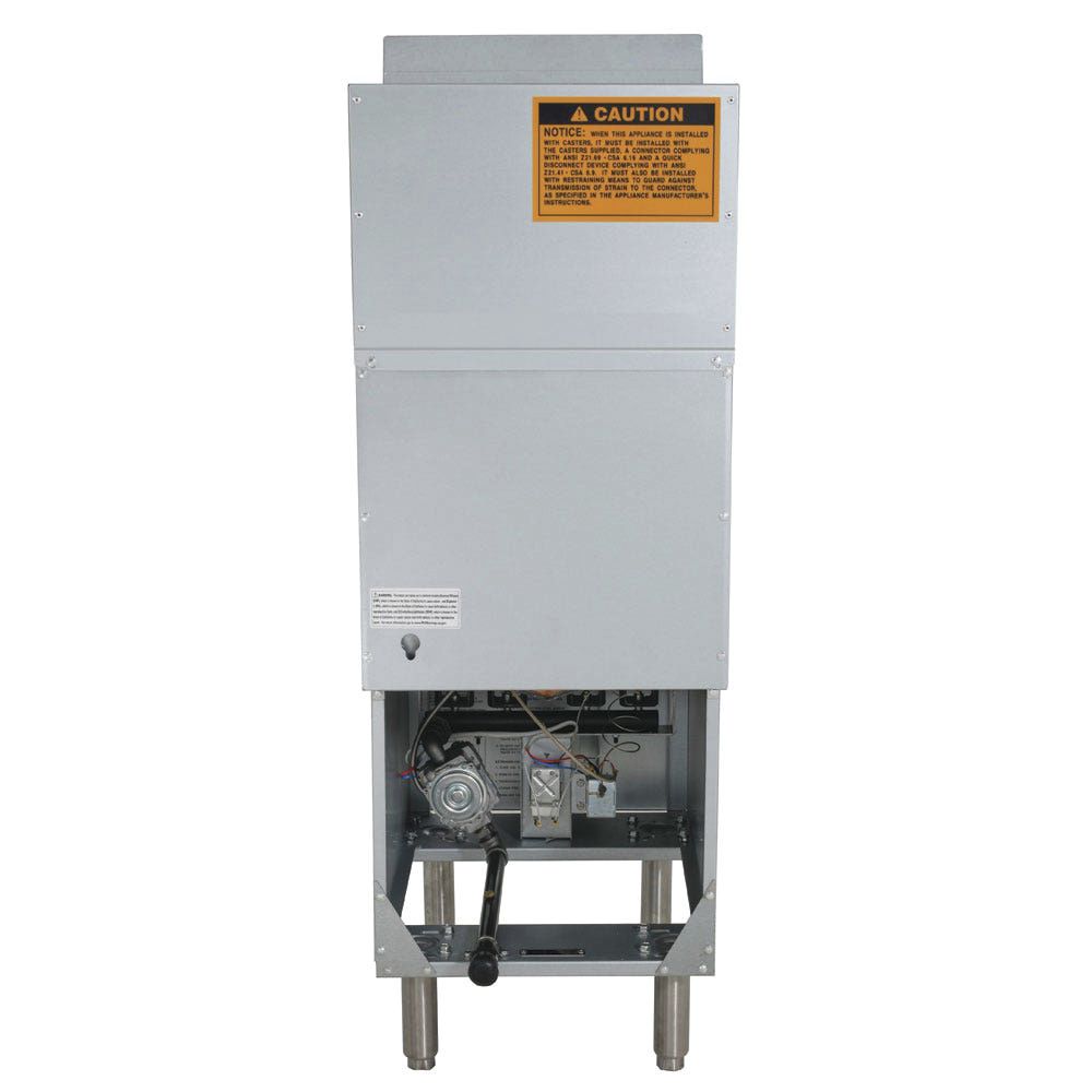 Kratos 29Y-011 Commercial Gas Floor Fryer, Four Burners - 15 1/2"W x 30 1/2"D x 45 1/2"H