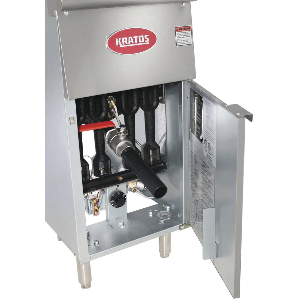 Kratos 29Y-011 Commercial Gas Floor Fryer, Four Burners - 15 1/2"W x 30 1/2"D x 45 1/2"H