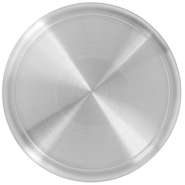 HUBERT® Round Aluminum Wide Rim Pizza Pan - 16"Dia