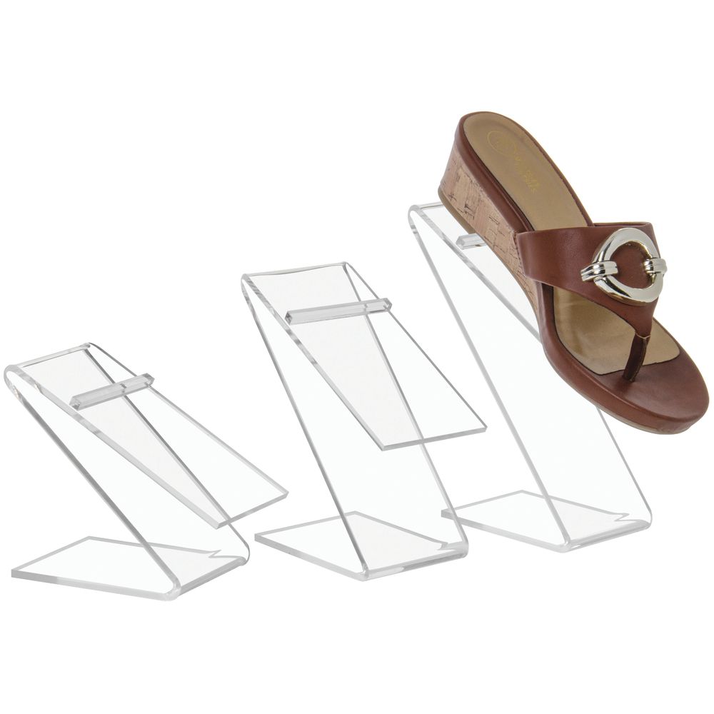 Acrylic Z-Bend Shoe Riser Set