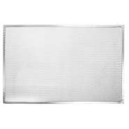 HUBERT® Rectangular Aluminum Seamless Rim Pizza Screen - 24"L x 16"W