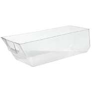 Clear PETG Angled-Front Bulk Food Bin - 29"L x 8"W x 8"H