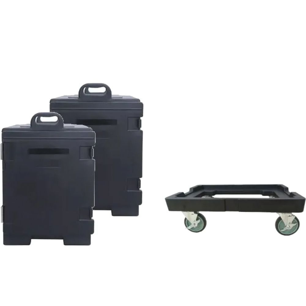 Kratos 10-Pan Food Carrier Kit with Dolly and Strap
