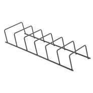 Expressly Hubert® Black Powder-Coated Wire Salad Rack Organizer - 12 1/ ...