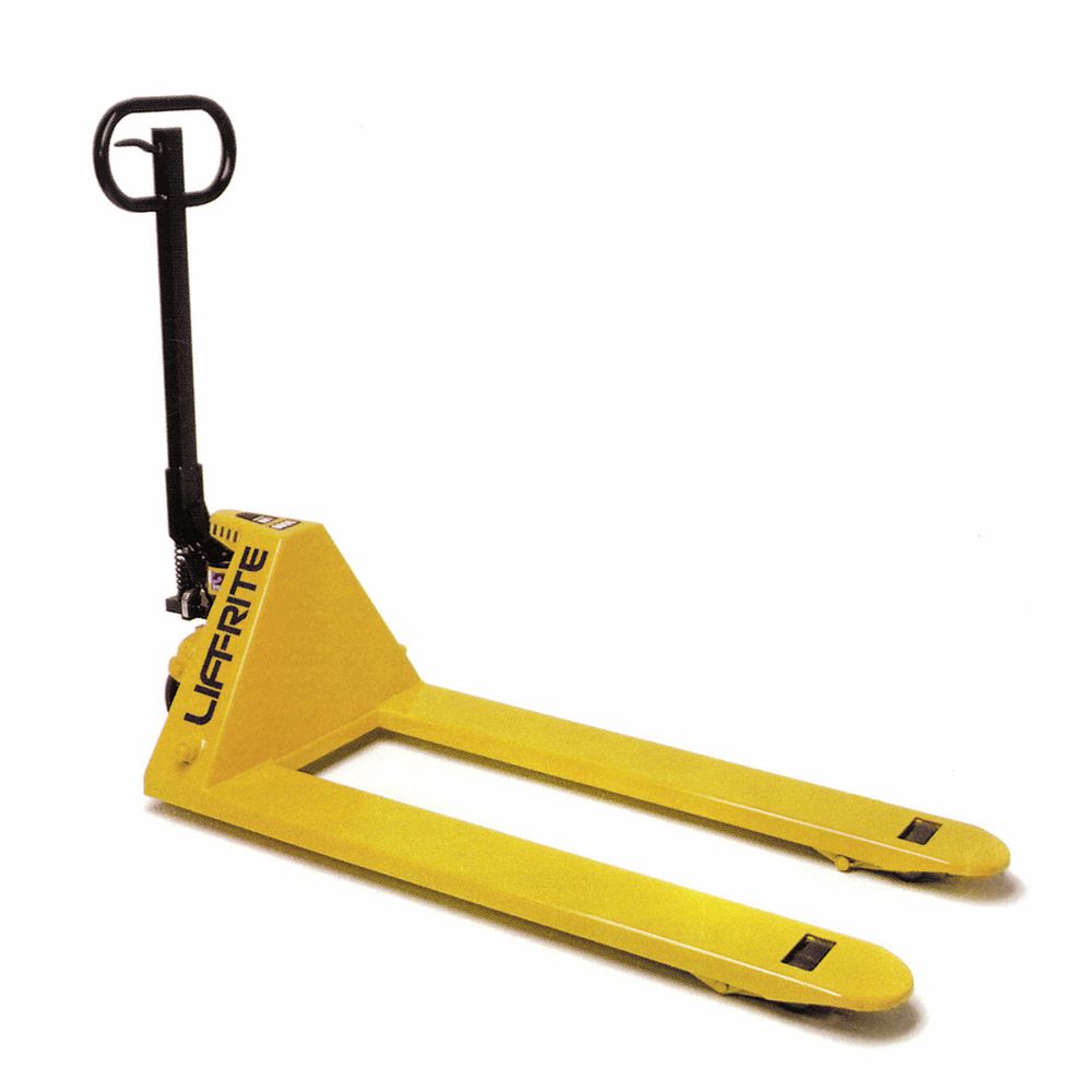 Lift-Rite Yellow Metal Ergonomic Pallet Truck - 48"L x 20 1/2"W