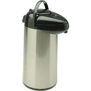 Service Ideas 3L Glass-Lined Stainless Steel Airpot