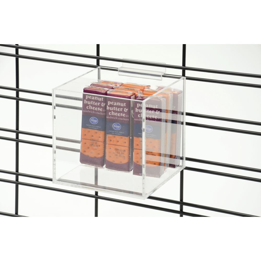 4" Square Acrylic Bin