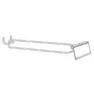 Trion Scanning Wire Peg Hooks with Flip-Up Label - 8"L
