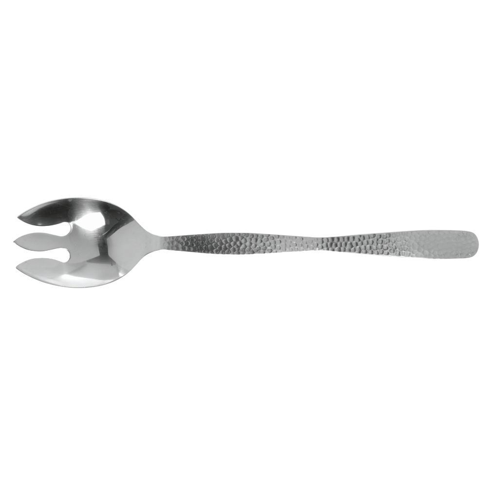 American Metalcraft Hammered Stainless Steel Slotted Spoon 12l