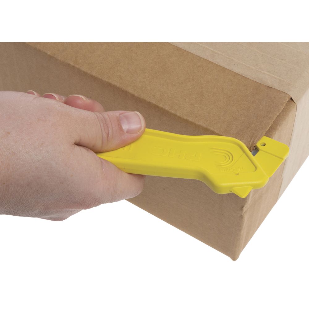 Pacific Handy Cutter Yellow Plastic Dual Head Safety Cutter with ...