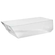 Clear PETG Angled-Front Bulk Food Bin - 26 1/4"L x 12"W x 7 3/8"H
