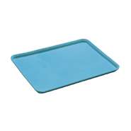 Cambro Blue Fiberglass Market Display Tray - 18"L x 26"W x 1"H