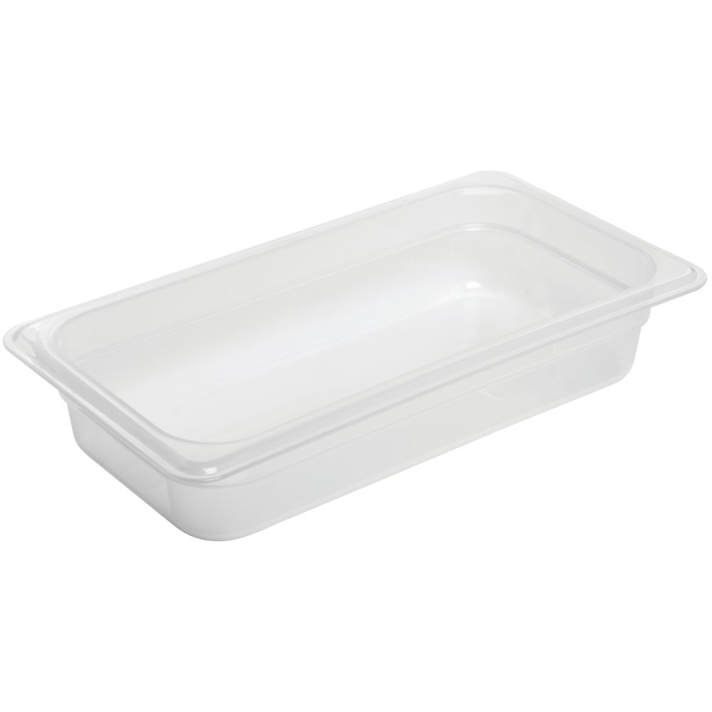 Cambro 1/3 Size Translucent Polypropylene Food Pan - 2 1/2"D