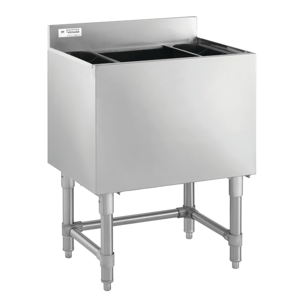 Kratos 32L-007 Underbar Ice Bin With Cold Plate & Bottle Holders, 77 Lb ...