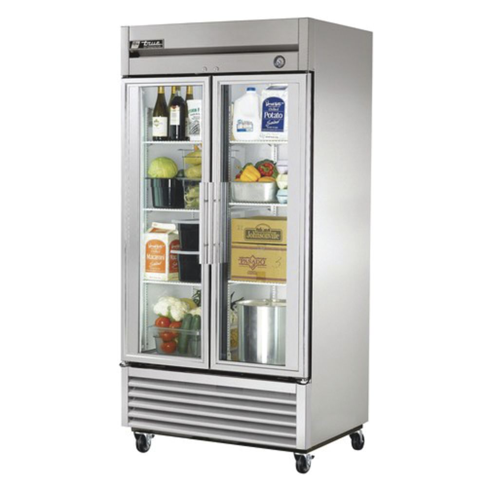True T-35G Two-Door Reach-In Refrigerator, 35 cu. ft. - 39 1/2"W