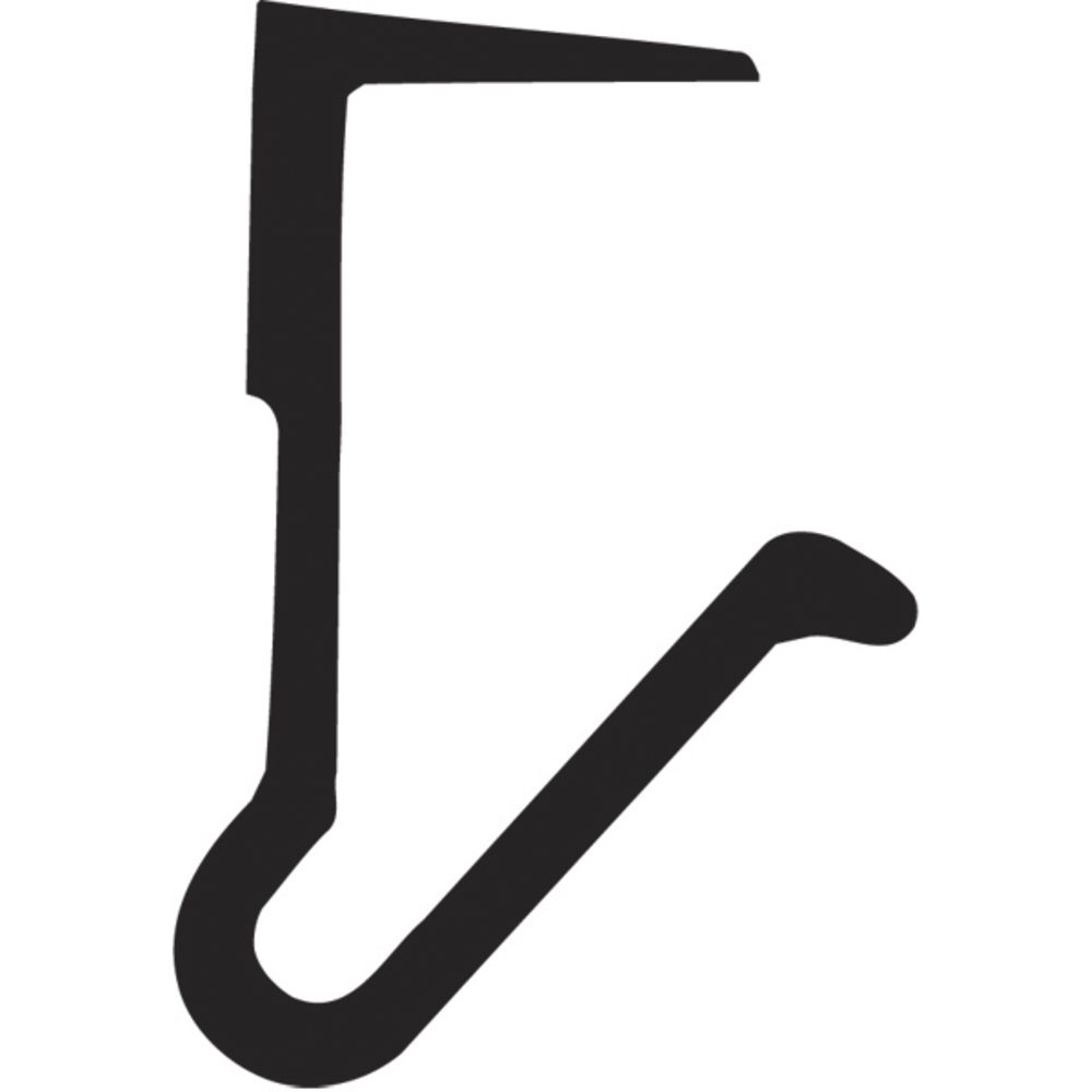 Snap Drape CV Skirting Clip, , Type CV, Polycarbonate, Fits 1" edge ...