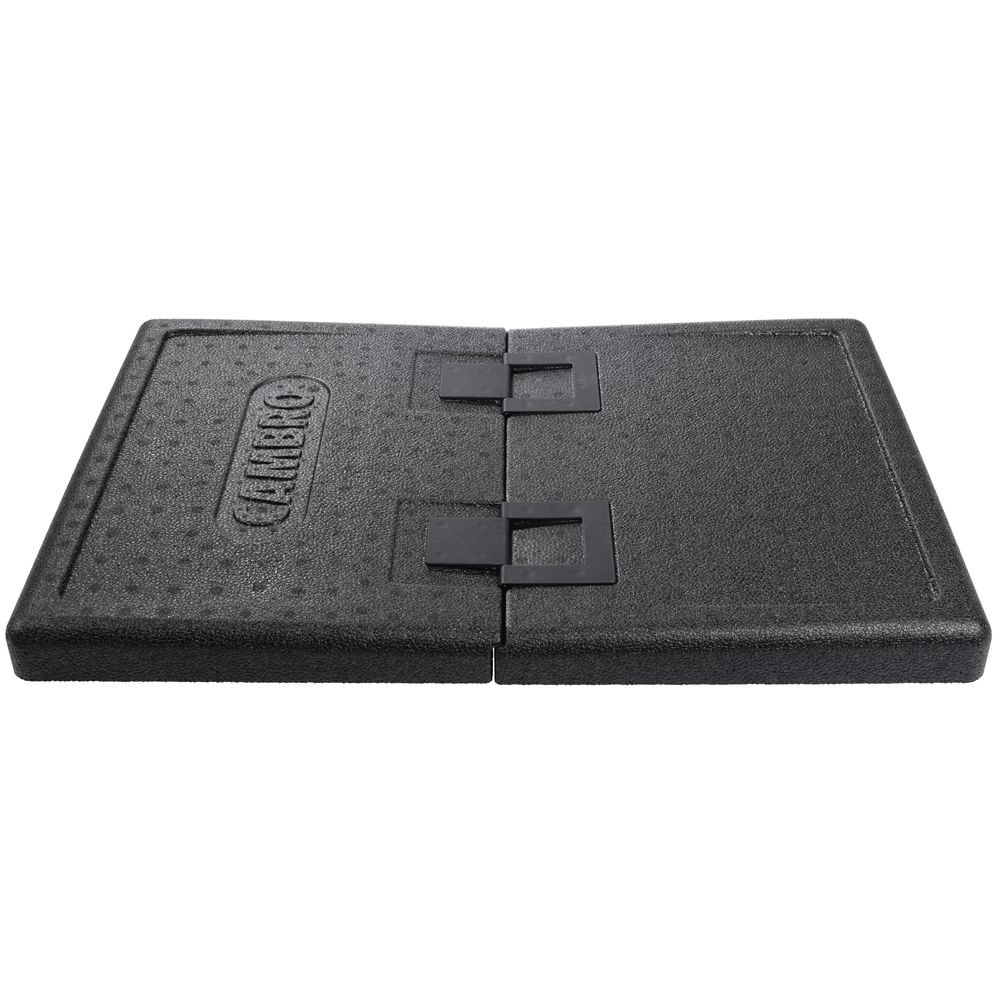 Cambro Cam GoBox® Black Plastic Hinged Flip Lid For Top Load GoBox - 23 ...