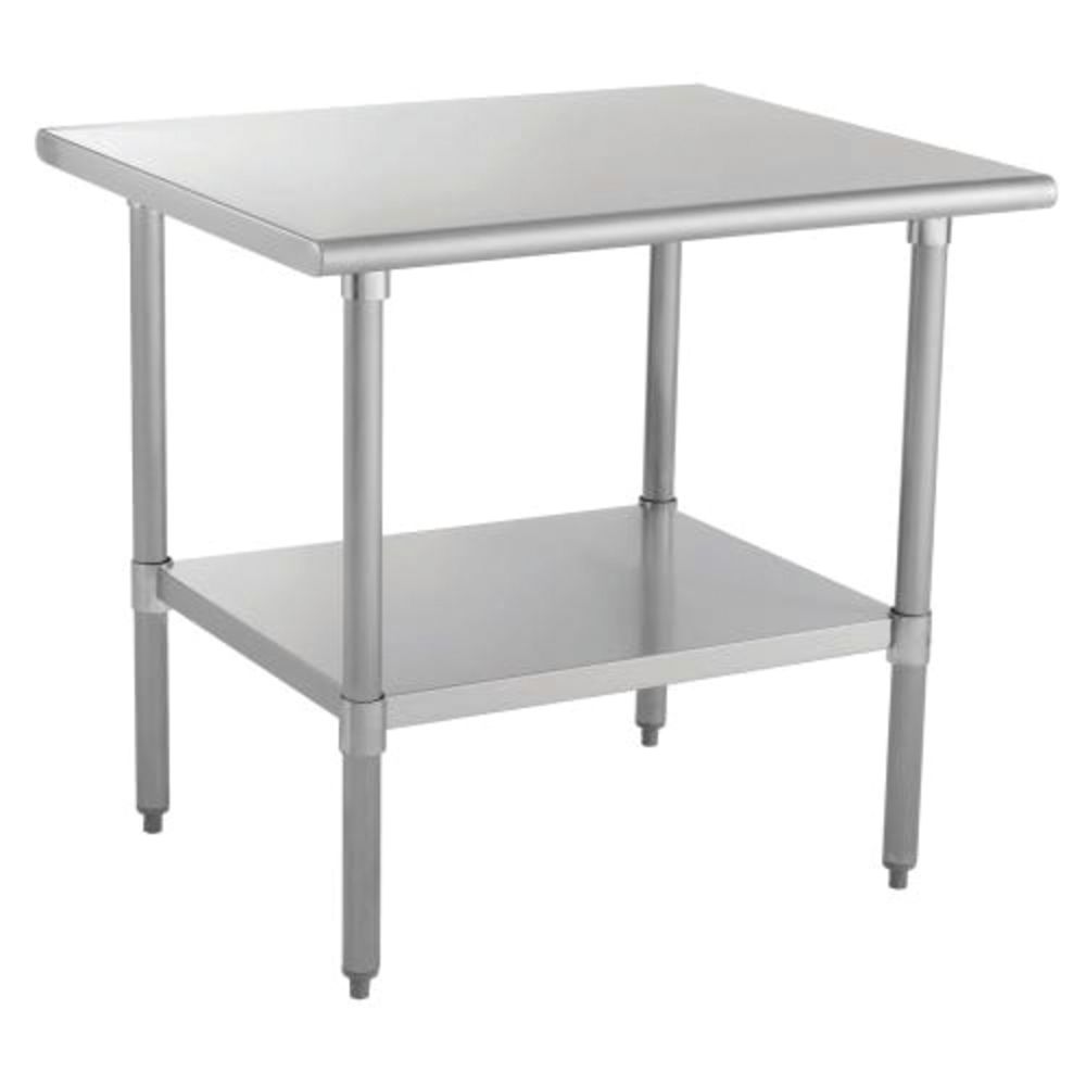Kratos 28W-316 16-Gauge Stainless Steel Worktable With Undershelf - 36 ...