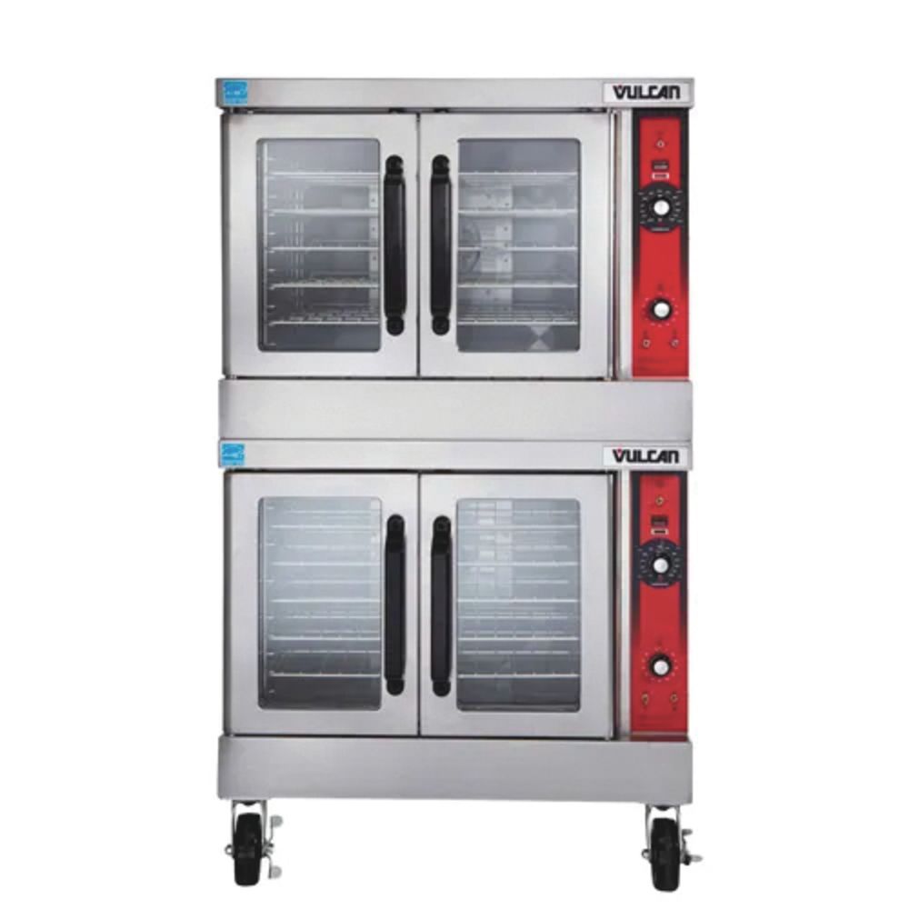Vulcan VC44ED Electric Double-Deck Convection Oven with Legs, 240V