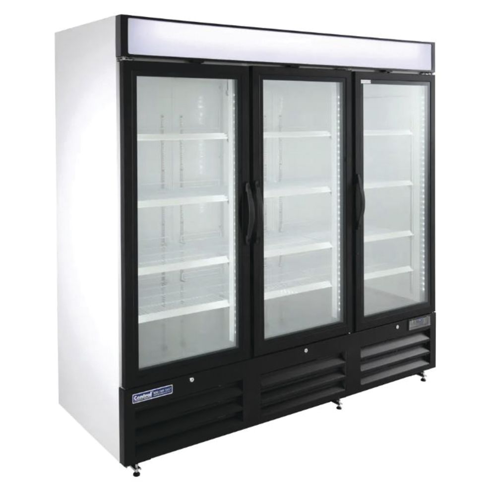 Kratos Refrigeration 69K-824 Commercial Sliding Glass Door Merchandiser - 81"L x 32"W x 79 1/2"H