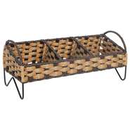 3-Compartment Basket Counter Display