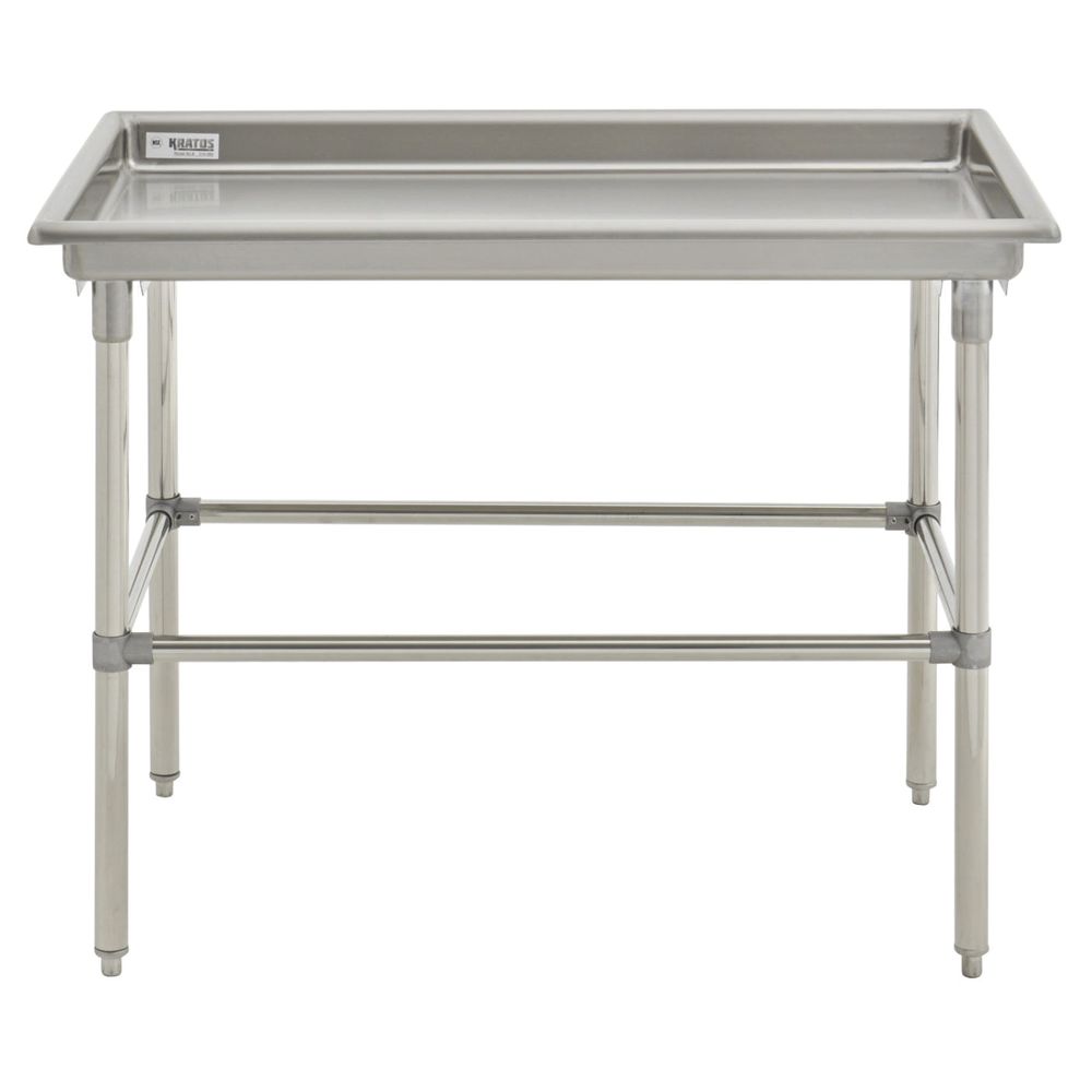 Kratos Stainless Steel 60"W x 30"D Sorting Table