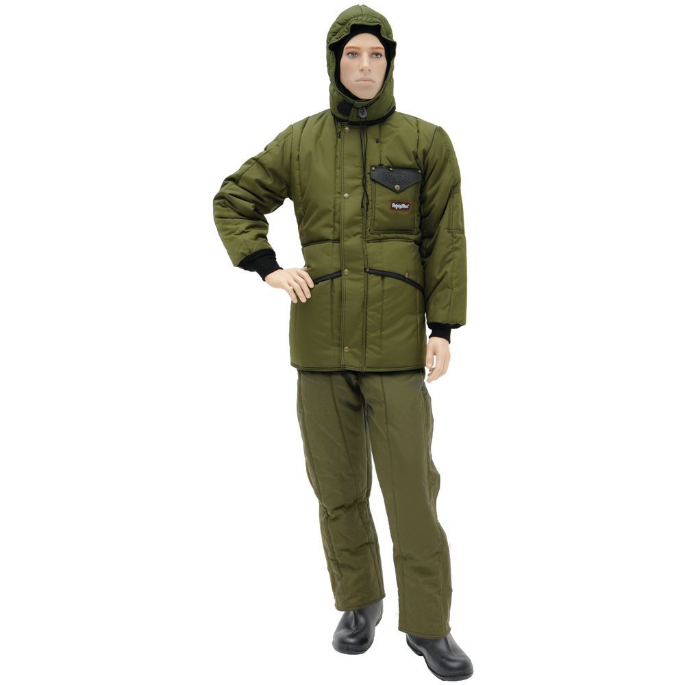 RefrigiWear Sage Green Nylon Minus 50° Insulated Suit - 2XL