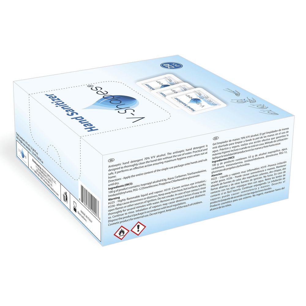 V-Shapes® Single Dose Hand Sanitizer Packets