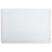 Cambro Clear Plastic Solid Cold Food Storage Box Cover - 26"L x 18"W