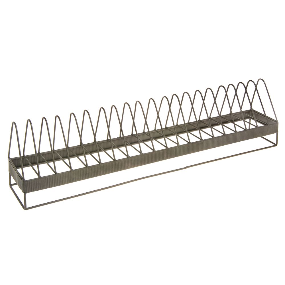 Metal Elongated Plate Rack