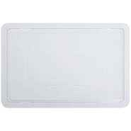 Cambro Clear Plastic Solid Cold Food Storage Box Lid - 18"L x 12"W