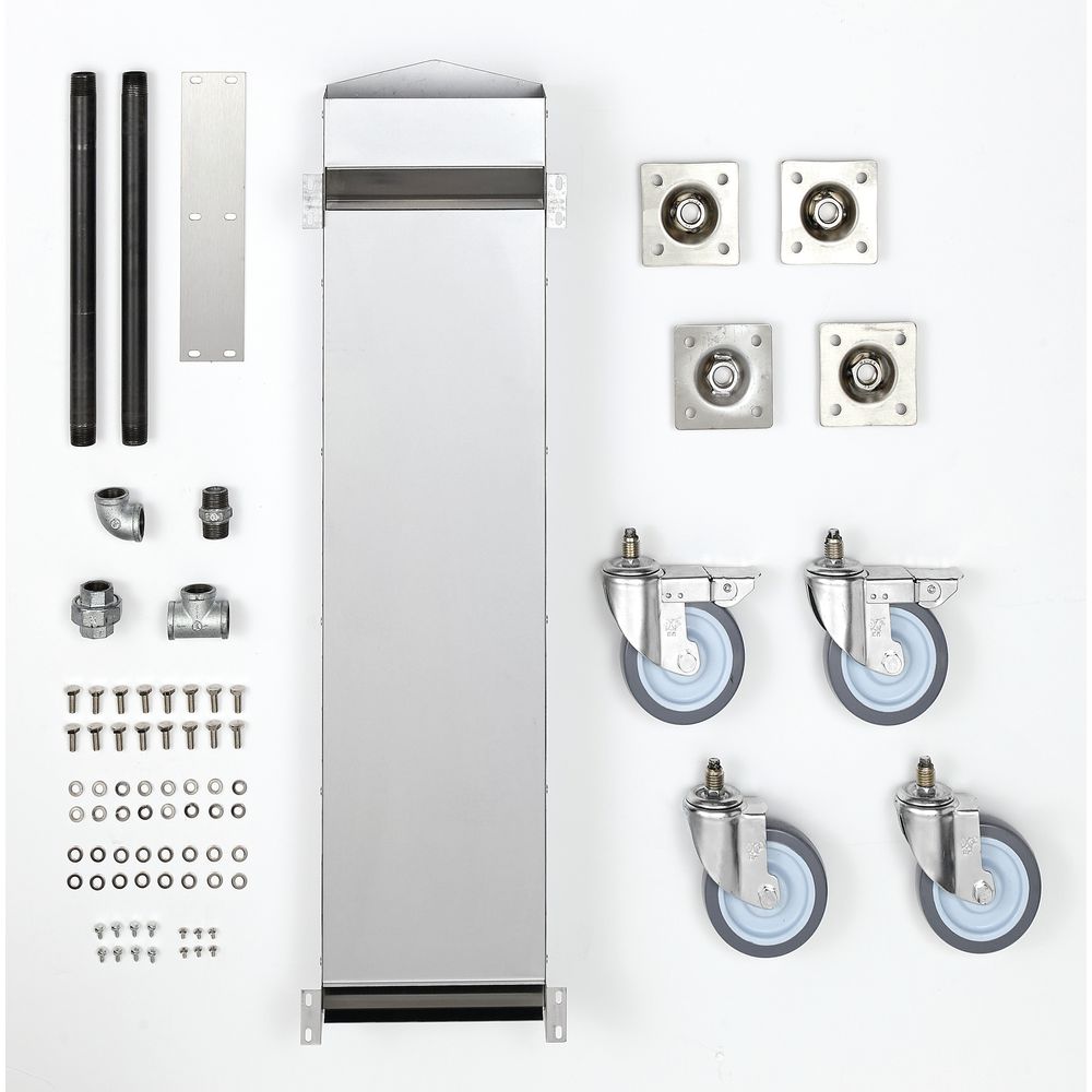 Kratos Stacking Kit with Casters for Single-Stacked Convection Ovens
