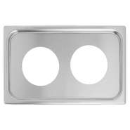 Vollrath Stainless Steel Steam Table Adapter Plate - Full Size with Two ...