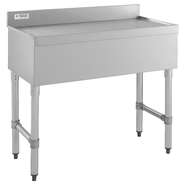 Kratos 32L-020 Stainless Steel Underbar Drainboard With 3" Backsplash ...