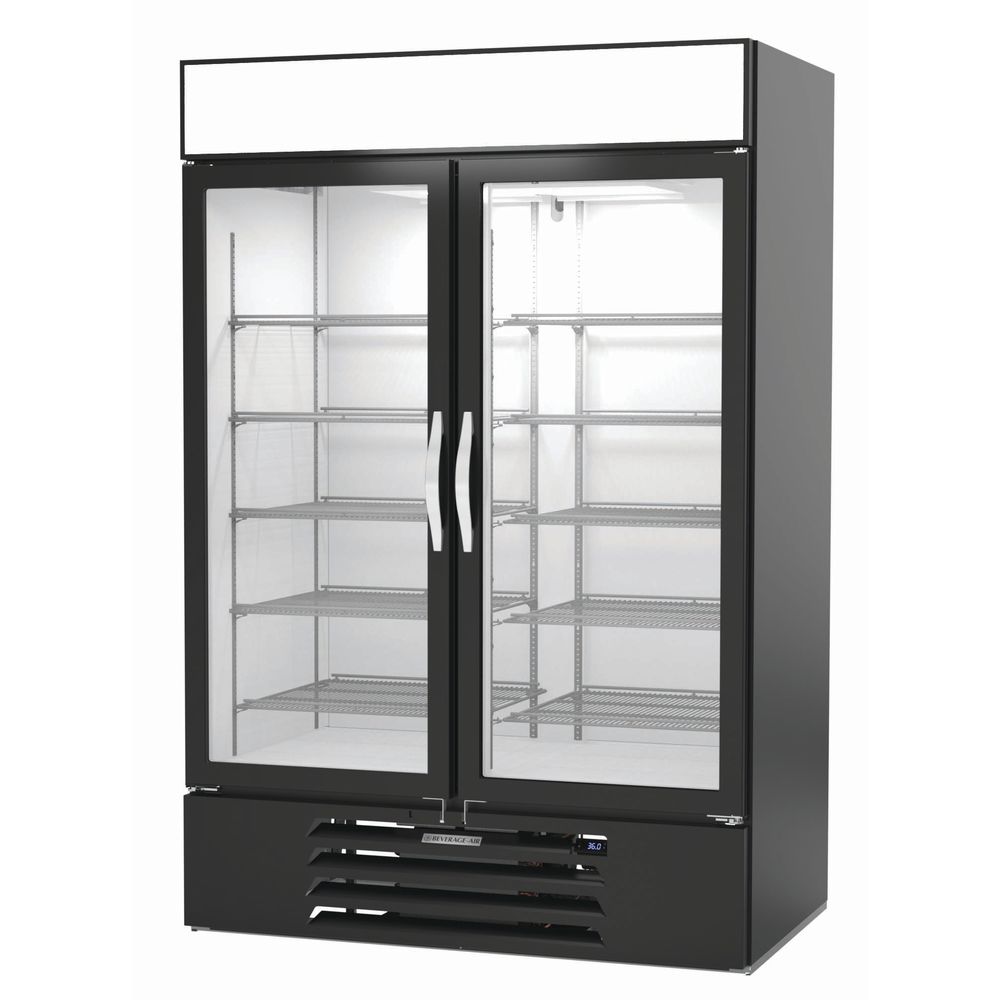 Beverage Air Marketmax 2-Door Refrigerated Merchandiser - 33 1/2"L x 52 ...