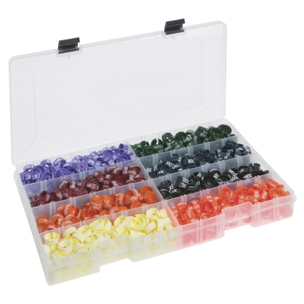Hanger Size Markers and Storage Tray Bundle