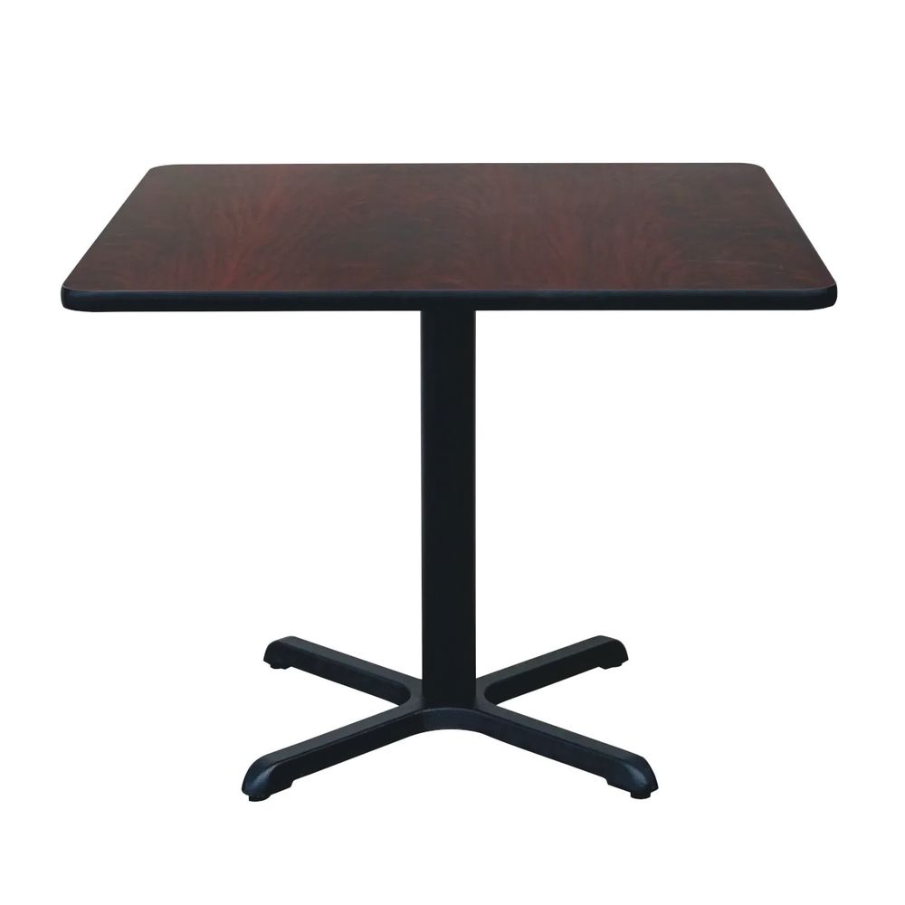 CenPro 32Q-040 Table Set, Black/Cherry Finish, Standard Height - 30"W x ...