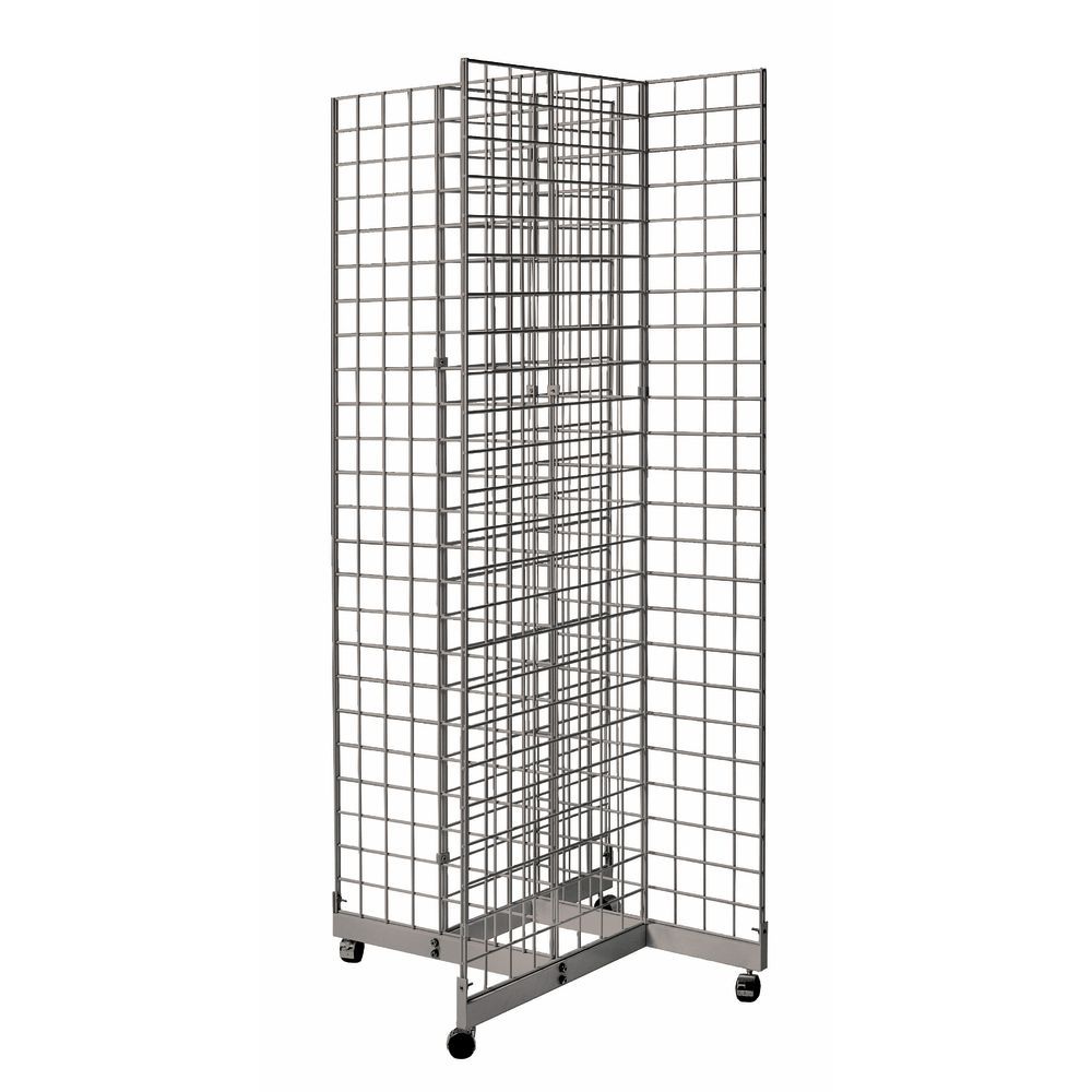 Black 4-Way Grid Rack