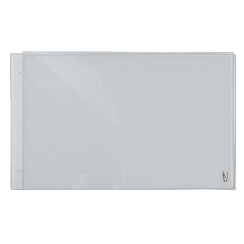 Clear Acrylic Wall Mount Sign Holder With Two 1" Velcro® Strips - 8 1/2 ...