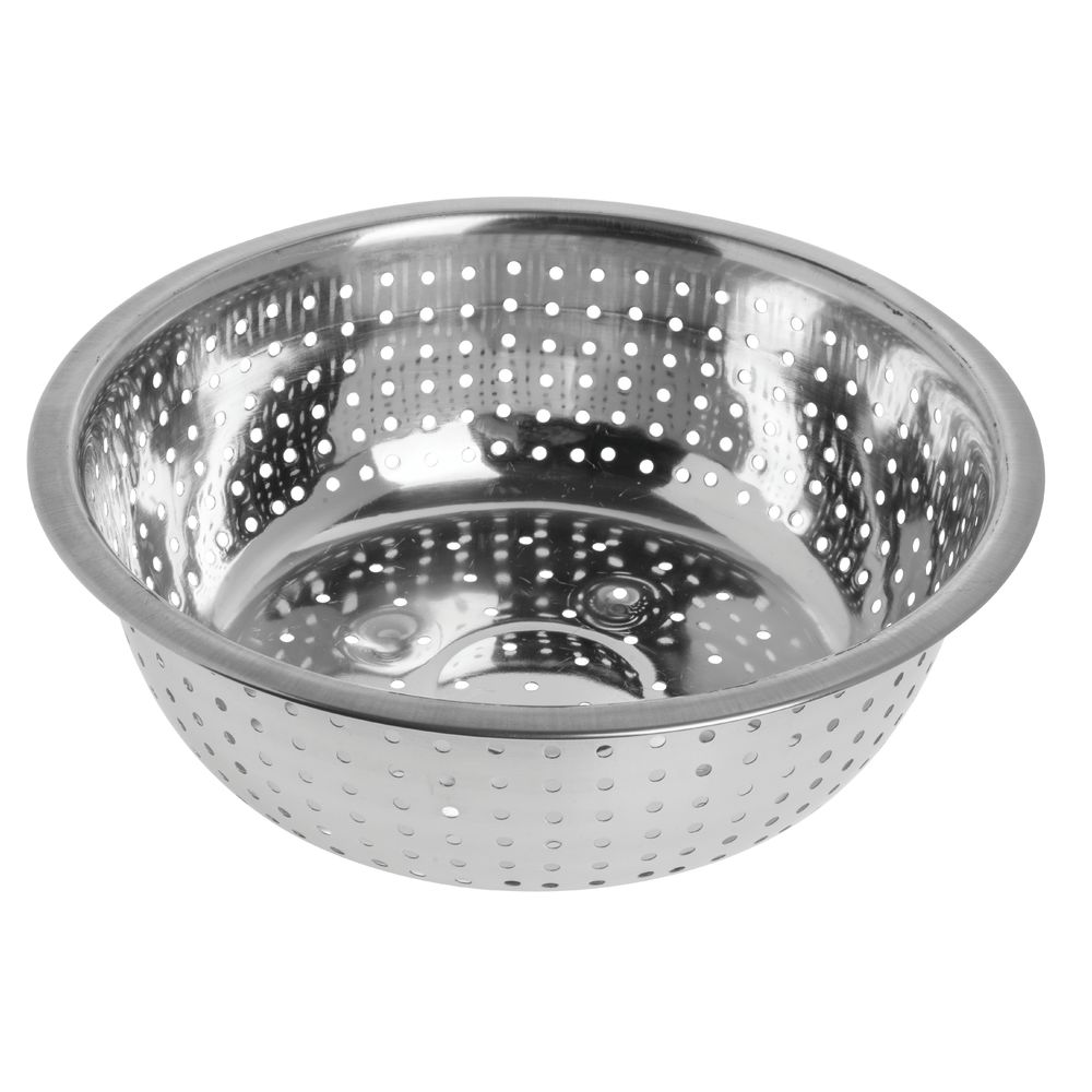 COLANDER, CHINESE, S/S, 11"DIA.X4"H