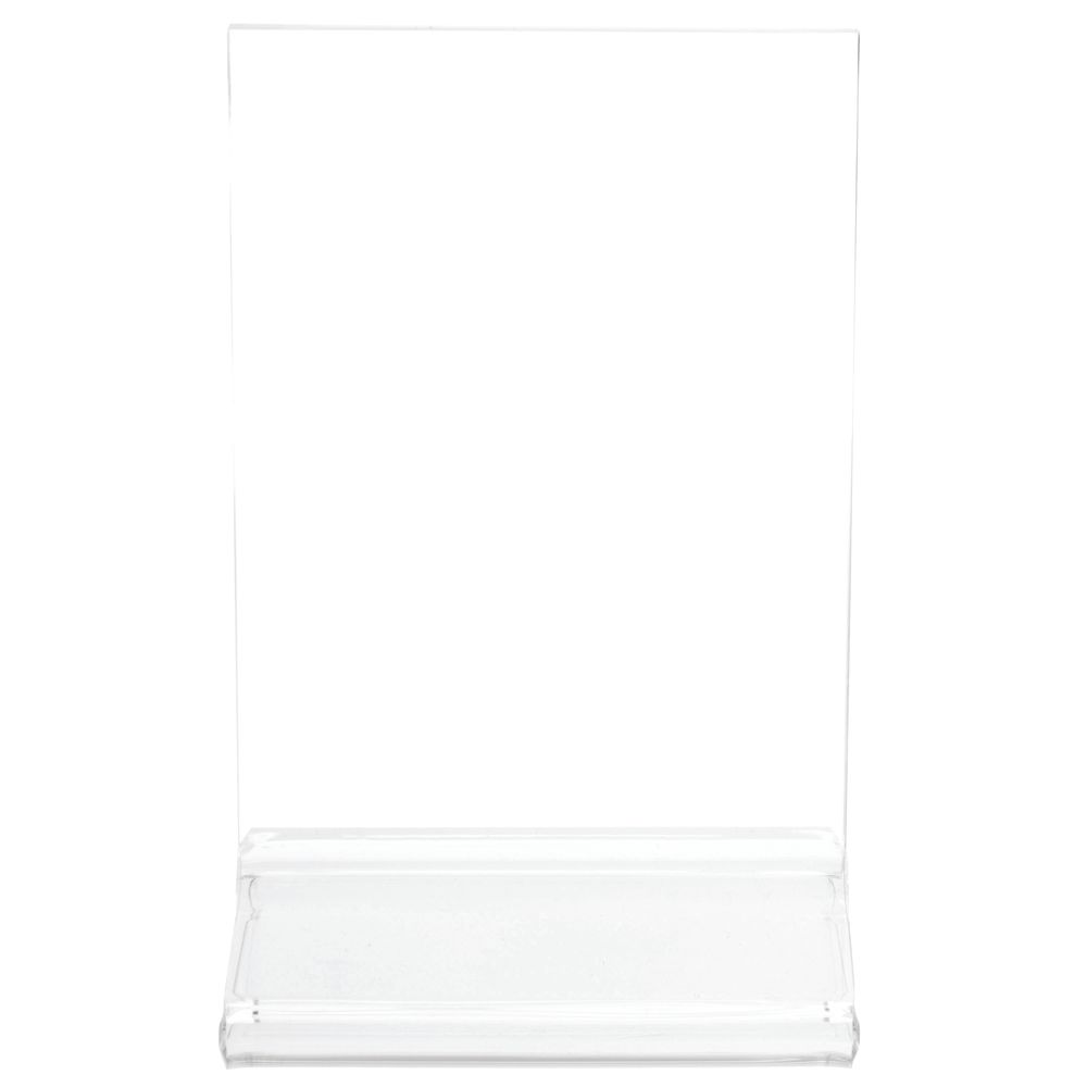 Toploading Acrylic Signholder, 3 1/2"W x 5 1/2"H