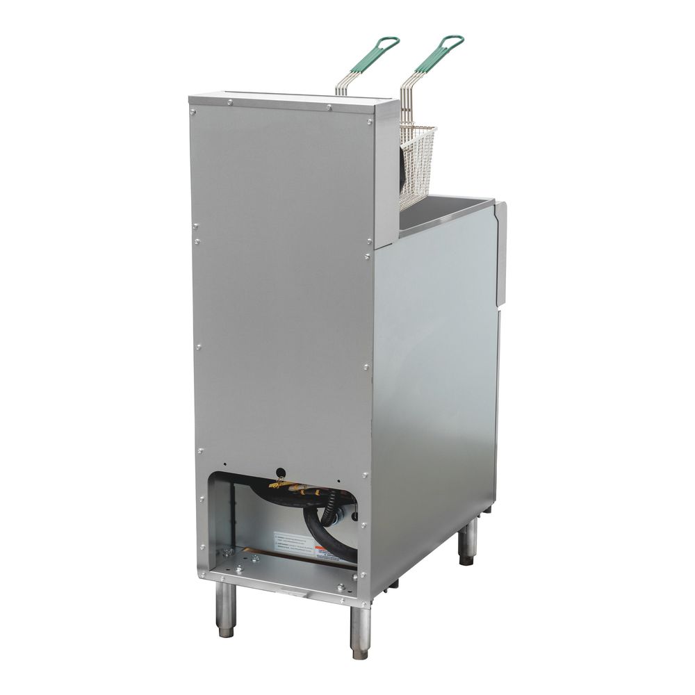 Kratos 40 lb. Electric Commercial Floor Fryer, 208V, 3 Phase