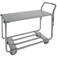 HUBERT® Galvanized Steel Utility Cart - 50 2/5"L x 20"W x 40"H