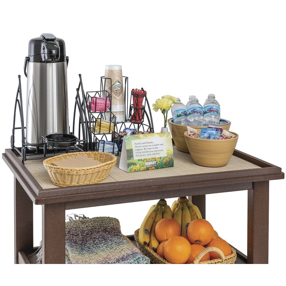 Expressly Hubert® Brown Comfort Cart Kit For 5 or More Visitors