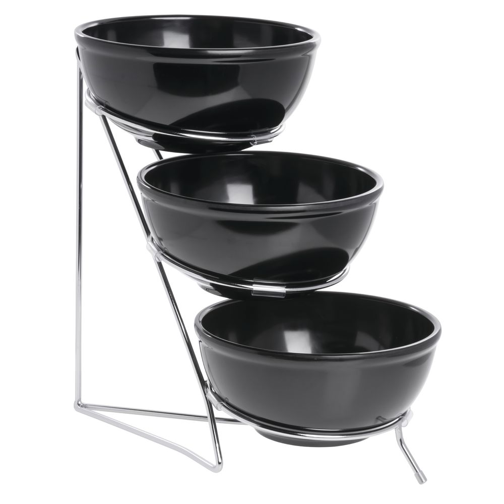 Expressly Hubert® Large Silver Wire Bowl Display Stand - 10 3/4"L x 18 ...