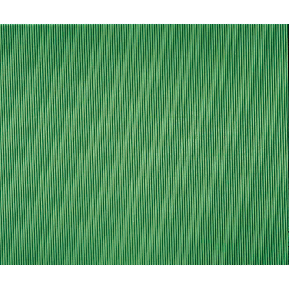 Green Corobuff® Corrugated Paper Awning Wrap - 25'L x 24"W