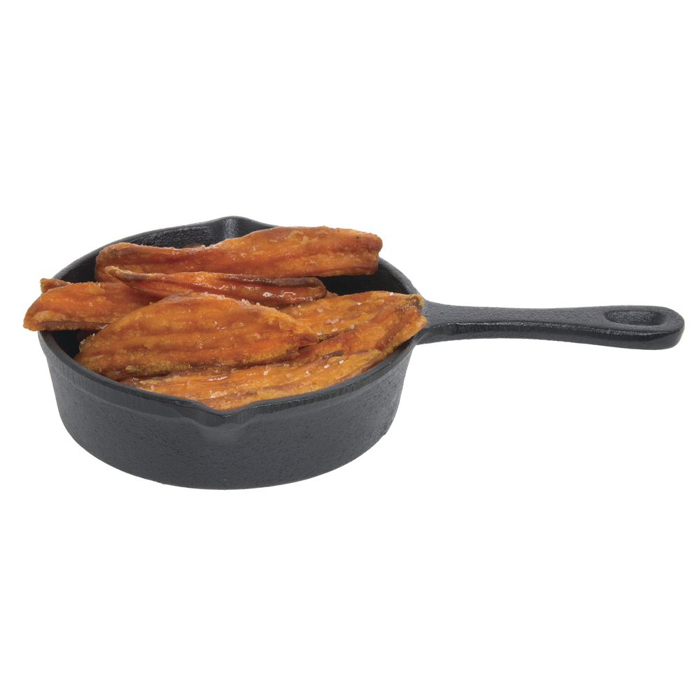 Tablecraft 12 oz Mini Cast Iron Skillet - 9 1/8"L x 5"W x 1 3/8"H