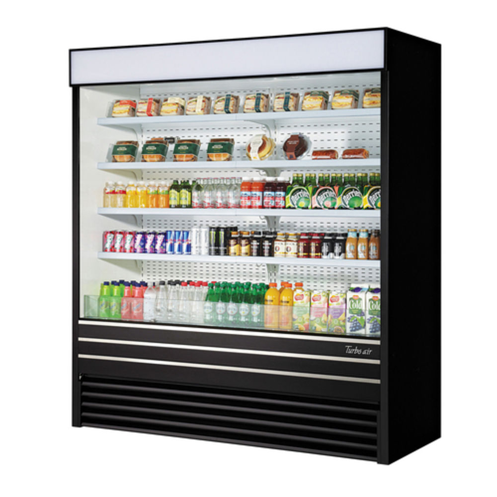 Turbo Air TOM-72E Open Air Merchandiser, 42.7 Cu. Ft. - 72"L x 29 1/2"W ...