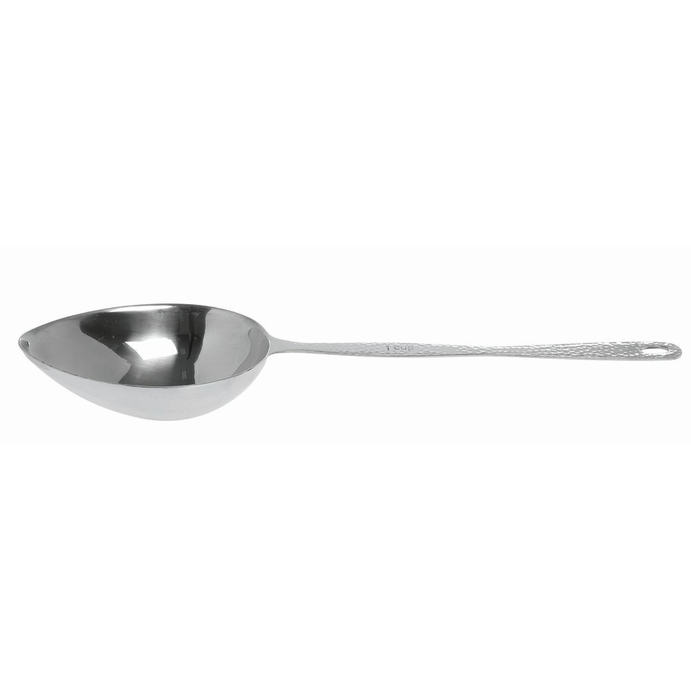 American Metalcraft 1 Cup Hammered Stainless Steel Portion Spoon 14 L American Metalcraft 1 Cup Hammered Stainless Steel Portion Spoon 14 L